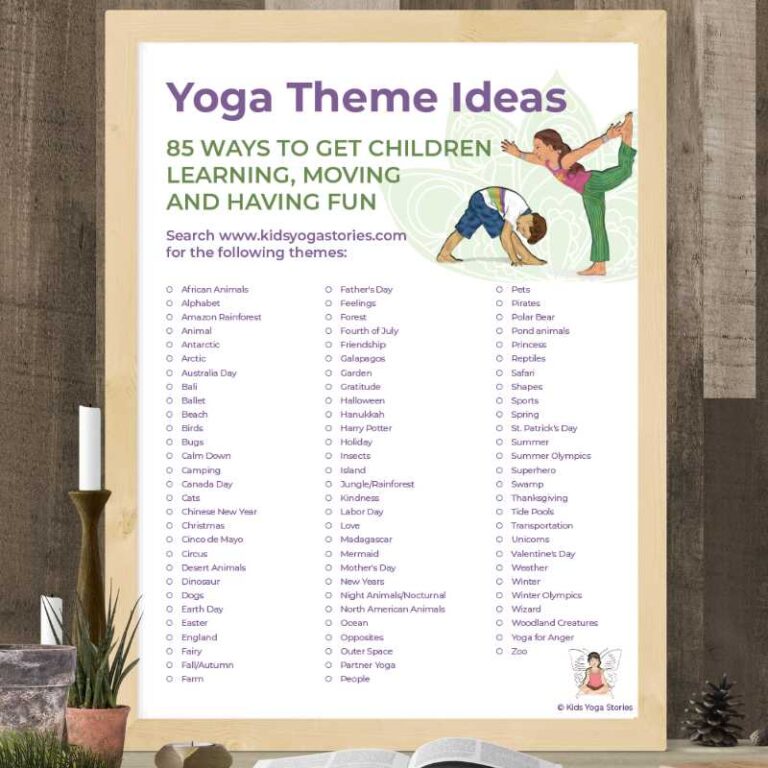 85 Fun and Engaging Yoga Themes for Kids | Kids Yoga Stories
